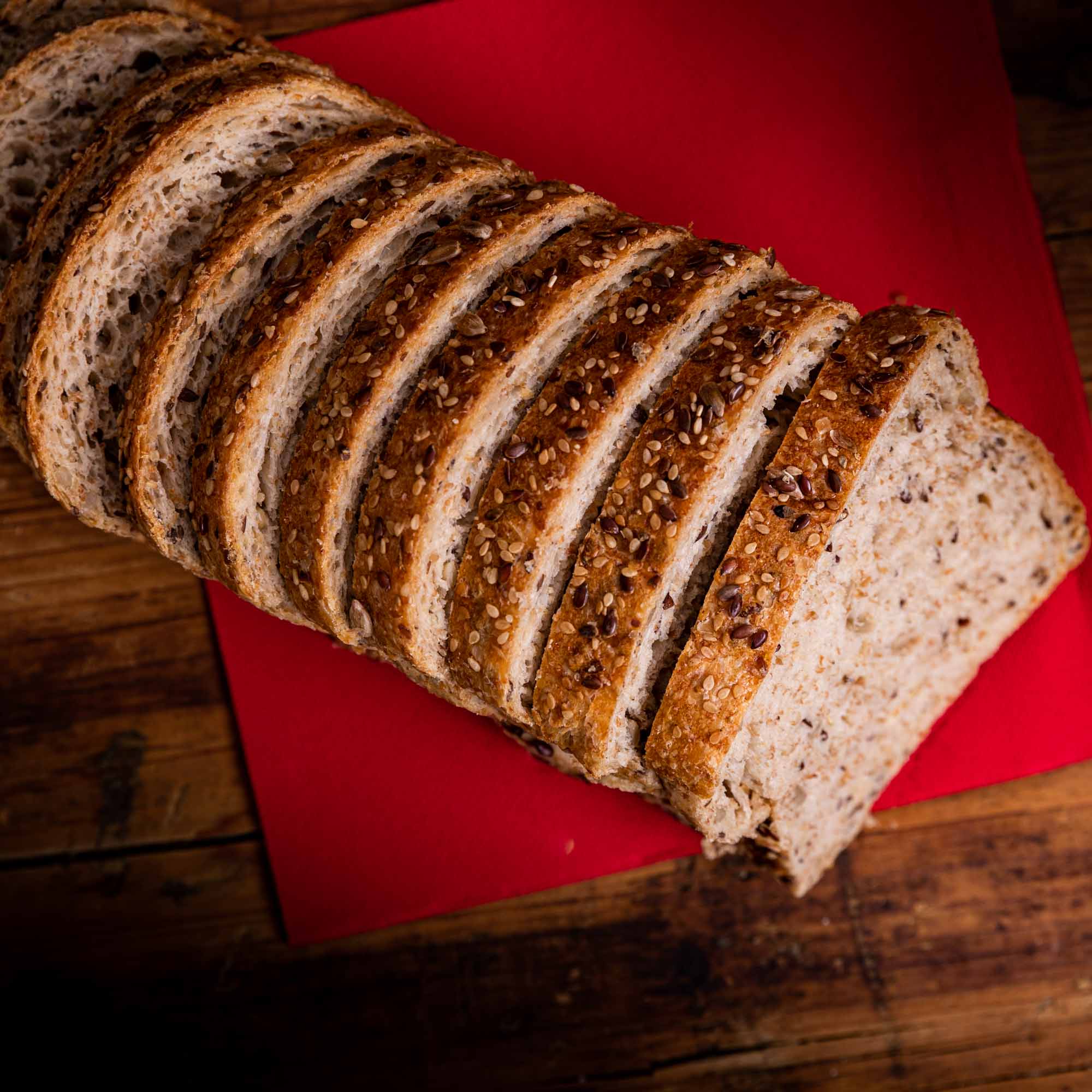 PAN DE MOLDE DE CEREALES (420g-rebanado) – La Colegiala